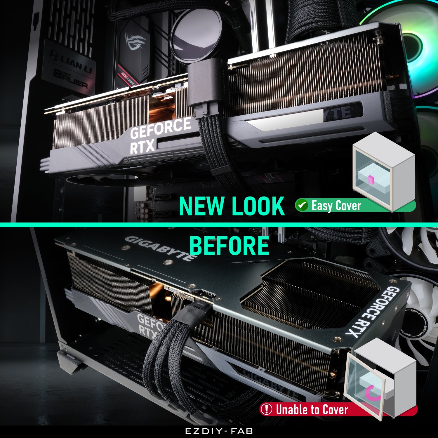 12VHPWR 600W GPU POWER ADAPTER 90 Degrees – EZDIY-FAB