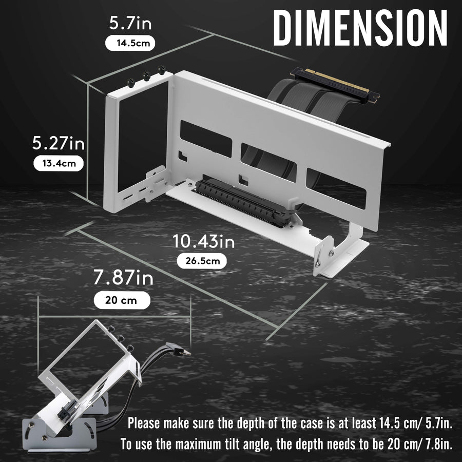 PCIE 4.0 Multi-Angle GPU MOUNT – EZDIY-FAB