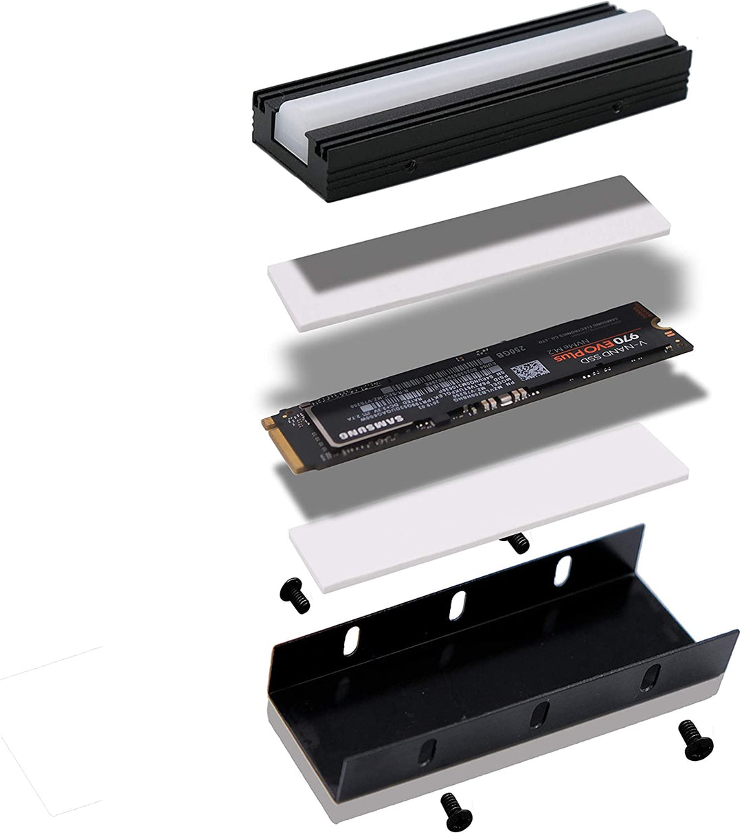 12V RGB SATA NVMe NGFF M.2 SSD Heatsink – EZDIY-FAB