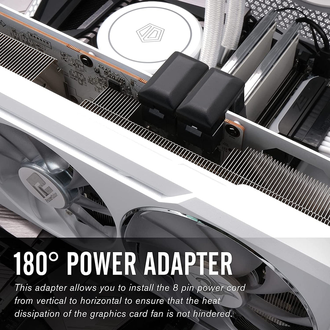 GPU 8 Pin U Turn 180° Connector (Standard) - 2 PACK – EZDIY-FAB