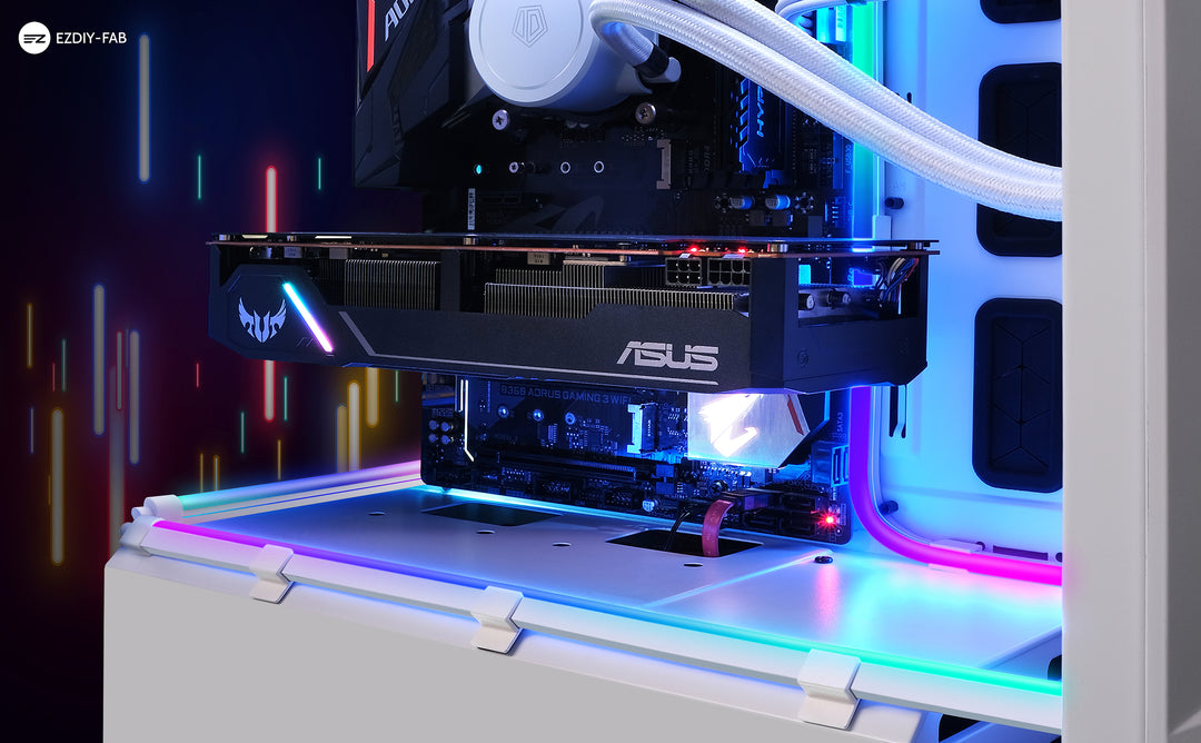 Premium PC ARGB Lighting Strip and Mounting Clip – EZDIY-FAB