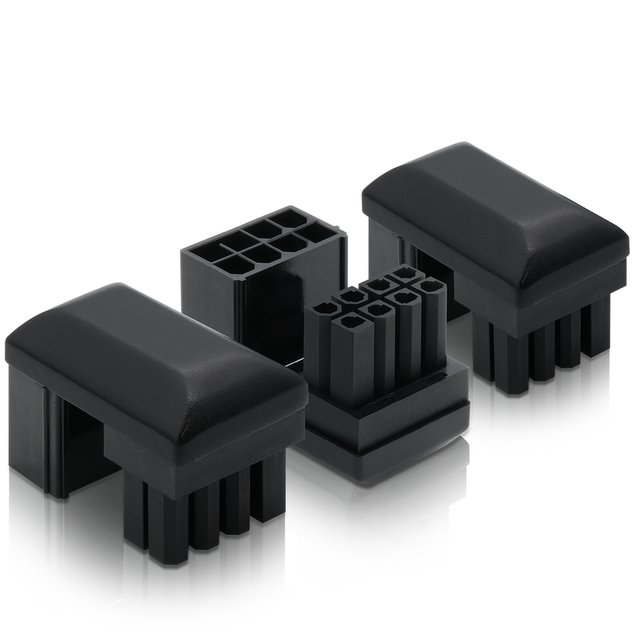 GPU 8 Pin U Turn 180° Connector (Reverse) - 3 PACK – EZDIY-FAB